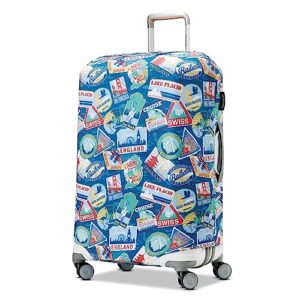 samsonite luggage cover, city print