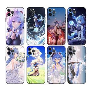 regisbox ganyu phone case cute ganyu waifu fanart anime girls liyue qixing adeptus multicolor