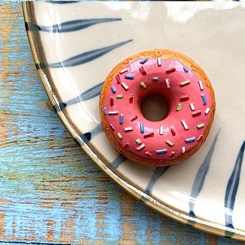 3D Doughnut Resin Refrigerator Magnets Simulation Food Home Decor Fridge Magnetic Stickers Photo Office Message Kitchen Accessories(6)