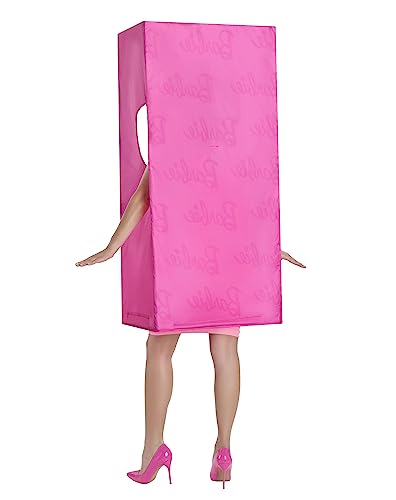 Spirit Halloween Adult Barbie Box Costume - One Size Fits Most | Officially Licensed | Mattel | 3D Halloween Costume | Barbie Outfit