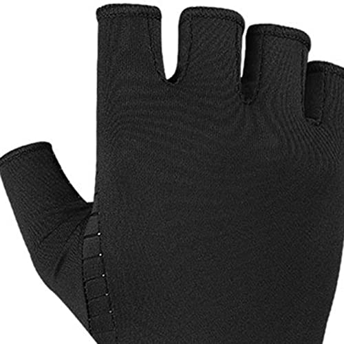 Copper Arthritis Compression Gloves ,Women Men Anti Slip Copper Infused Fingerless Gloves Compression Arthritis Gloves for Arthritis Pain, Rheumatoid, Tendonitis, Hand Pain, Computer Typing, Black(M)