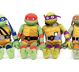 Nickelodeon Teenage Mutant Ninja Turtles Michaelangelo Plush Pillow Buddy - Super Soft Stuffed Character Pillow - Polyester Microfiber, 26 Inches