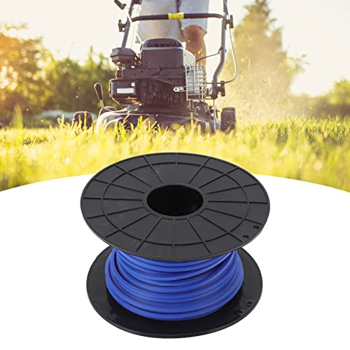 Zerodis Blue Square Trimmer Line,Twist Shape Trimmer Line for Duty Lawn Mower Cutters Round Spool String Trimmer Line Weed Wacker String Trimmer Cord