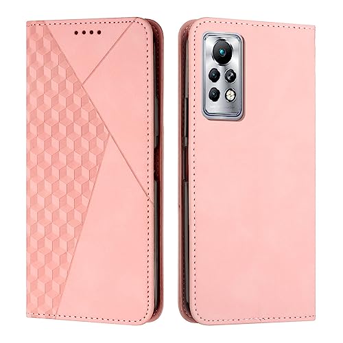 Flip Cases Smartphone Compatible with Infinix Note 11 Pro Wallet Leather Case for Cell Phone Magnetic Suction Cup Case for Cell Phone Card Slot Holder Flip Phone Case Compatible