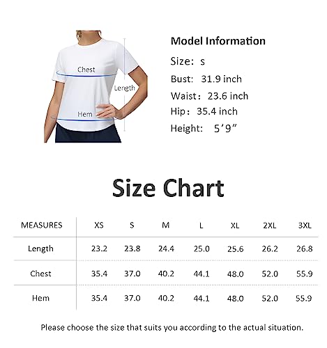 THE GYM PEOPLE Women's Workout Short Sleeve Breathable T-Shirts Athletic Yoga Tee Tops White