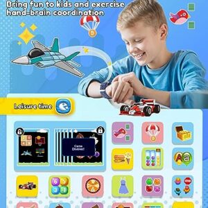 Sueseip Kids Watch for Boys Toys Age 6-8, HD Touchscreen Dual Cameras Smart Watch for Kids Boys Ages 5-7, Kids Toys with 26 Games Learn Card Audio Story for 6 7 8 9 10 Year Old Boys Birthday Gifts