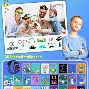 Sueseip Kids Watch for Boys Toys Age 6-8, HD Touchscreen Dual Cameras Smart Watch for Kids Boys Ages 5-7, Kids Toys with 26 Games Learn Card Audio Story for 6 7 8 9 10 Year Old Boys Birthday Gifts