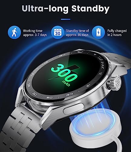 LIGE Smart Watch 2023 Bluetooth Call & Text Receive/Dial Smartwatch for Android iOS Phones with 1.39" HD Screen, Fitness Activity Tracker Heart Rate Sleep Monitor Pedometer Waterproof for Men Women