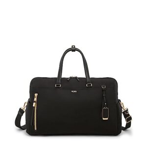 tumi - voyageur venice duffel for women - black/gold