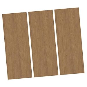 doitool 3pcs wood grain floor stickers decor adhesive stickers sticker peel and stick flooring planks flooring floor tile pvc floor tile sticker vinyl floor tiles