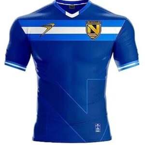 Nicaragua Men's Special Edition Gold Cup Soccer Jersey Uniform Blue (as1, Alpha, m, Regular, Regular)