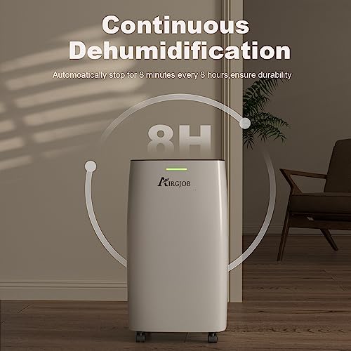 32-Pint Dehumidifier for Basement and Large Room - 2000 Sq. Ft, Quiet Dehumidifier for Large Capacity Room Home Bathroom Basements - Auto Continuous Drain Remove Moisture, With Child Lock