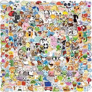 310 Pcs Cute Animal Stickers for Kids, Water Bottle Food Stickers Waterproof Vinyl Phone Skateboard Laptop Stickers, Aesthetic Sticker Packs for Boys Girls Teens