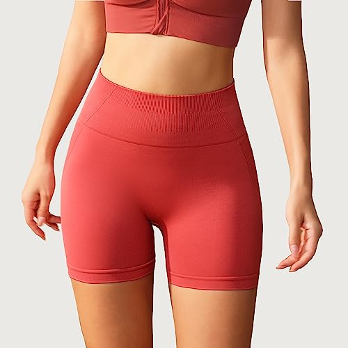 Evercute Women's Butt Lifting Shorts Pack Workout Sets Booty Shorts High Waist Gym Shorts Seamless Exercise Fitness Yoga