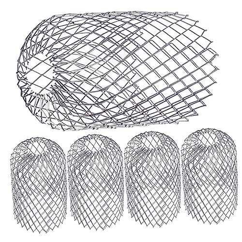 DOITOOL 5pcs Gutter Filter Mesh Strainer Sink Drain Pipe Water Sink Filter Downspout Splash Block Roof Leaf Filter Gutter Guards Roof Anti-Block Strainer Downspout Filter Roof Gutter Guard