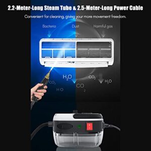 Steam Cleaner, 2500W Steam Cleaners for Home Use, Portable Steam Cleaner with Brush Heads, High Pressure Temperature Steam Cleaning Machine, Handheld Steam Cleaner for Car Couch Furniture Floors