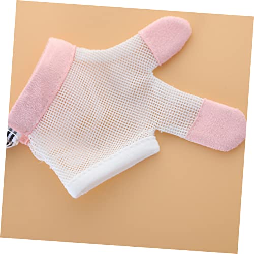 KESYOO 2 Pairs Anti-eating Gloves Babyproofing Kits Baby Tools Nail Biting Gloves Anti Thumb Sucking for Infant Stop Nail Biting Nylon Anti-eating Hand Gloves Teething Mitten