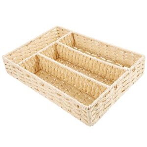 garneck storage box woven storage baskets wicker storage basket rectangular storage basket desktop sundries box tea bag holder tea bag basket bathroom decor baskets for organizing make up