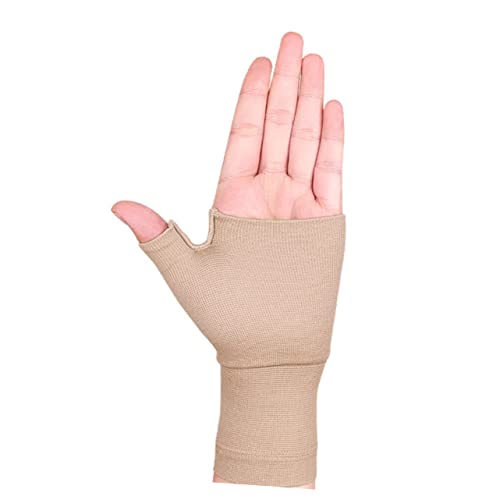 Healifty 2 Pairs Gloves Thumb Brace Compression Hand Gloves Compression Gloves Hand Wrist Support Arthritis Gloves Fingerless Mittens Arthritis Compression Gloves Breathable Gloves Sleeves