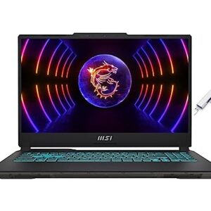 MSI Cyborg 15.6" 144hz Gaming Laptop | Intel i7-12650H Processor | 16GB RAM DDR5| 512GB SSD | NVIDIA GeForce RTX 4060 | Backlit Keyboard | Windows 11 Home | Black | Bundle with USB 3.0 Hub