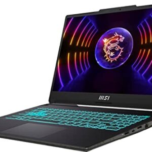 MSI Cyborg 15.6" 144hz Gaming Laptop | Intel i7-12650H Processor | 16GB RAM DDR5| 512GB SSD | NVIDIA GeForce RTX 4060 | Backlit Keyboard | Windows 11 Home | Black | Bundle with USB 3.0 Hub