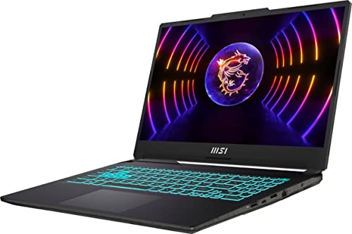 MSI Cyborg 15.6" 144hz Gaming Laptop | Intel i7-12650H Processor | 16GB RAM DDR5| 512GB SSD | NVIDIA GeForce RTX 4060 | Backlit Keyboard | Windows 11 Home | Black | Bundle with USB 3.0 Hub