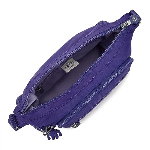 Kipling Women's Gabbie Small Crossbody, Lightweight Everyday Purse, Casual Shoulder Bag, Lavender Night