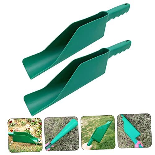 OATIPHO 2pcs Drain Cleaning Spoon Household Cleaning Tools Metal Pooper Scooper Home Tools Gutter Cleaning Tools Gutterwand Scoop Heat Tape for Roof and Gutters Gutter Leaf Cleaning Scoop