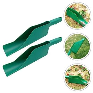 Gutter Cleaning Scoop Gutter Cleaning Spoon and Scoop 2pcs Roof Gutter Cleaning Tool Gutter Getter Cleaner for Garden Ditch Villas Townhouses Rain Gutter Scoop