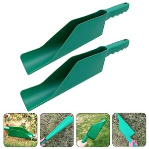 Gutter Cleaning Scoop Gutter Cleaning Spoon and Scoop 2pcs Roof Gutter Cleaning Tool Gutter Getter Cleaner for Garden Ditch Villas Townhouses Rain Gutter Scoop