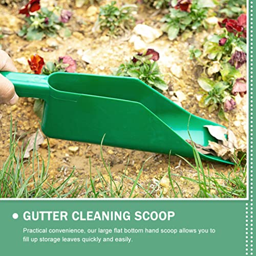 Gutter Cleaning Scoop Gutter Cleaning Spoon and Scoop 2pcs Roof Gutter Cleaning Tool Gutter Getter Cleaner for Garden Ditch Villas Townhouses Rain Gutter Scoop