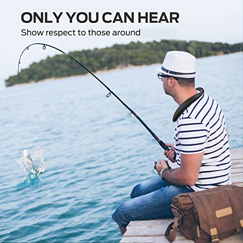 Monster Boomerang Petite Neckband Bluetooth Speakers, Neck Speaker with 15H Playtime, aptX High Fidelity 3D Stereo Sound, Low Latency, Built-in Mic, IPX5 Waterproof Speaker for Home Outdoor