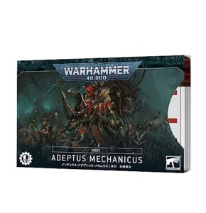 games workshop warhammer 40k - index cards: adeptus mechanicus