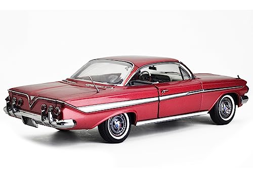 1961 Chevy Impala Sport Coupe Honduras Maroon Metallic American Collectibles Series 1/18 Diecast Model Car by Sun Star SS-2108