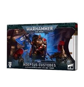 games workshop warhammer 40k - index cards: adeptus custodes