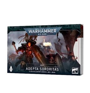 games workshop warhammer 40k - index cards: adepta sororitas