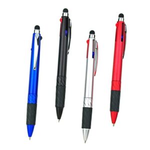 stobok conference pens 8 pcs 1 set multifunction stylus touch stationery touch stylus pen pens multicolor ballpoint pens black smart phone stylus pen meeting pens ball 3-color ball pens