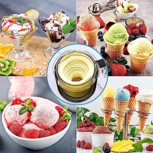 Creami Pints and Lids, for Ninja Ice Cream Maker Pints, Ice Cream Pints Bpa-Free,Dishwasher Safe Compatible NC301 NC300 NC299AMZ Series Ice Cream Maker