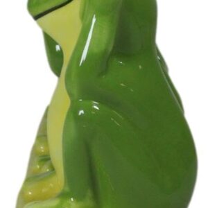 Ebros Gift See Hear Speak No Evil Pond Green Frogs Trio Toothpick Holder Salt And Pepper Shakers Set Frog Toad Amphibian Figurines Kitchen Bar And Dining Table Decorative Collectibles