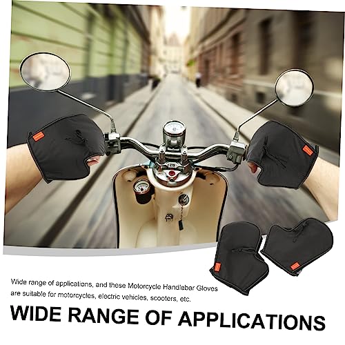 Kisangel 1 Pair Sun Protection Handle Motorcycle Riding Gloves Motorcycle Gloves Sun Protection Gloves Riding Hand Warmer Scooter Hand Bar Mittens Warm Winter Gloves Warm Motorcycle Gloves