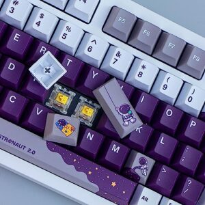 ZXMICYFA PBT Keycaps, 143 Keys Dye-Sublimation PBT Keycap Set Cherry Profile Keycaps with 7U Spacebar for ASIN Layout Cherry Gateron MX Switches Mechanical Keyboard