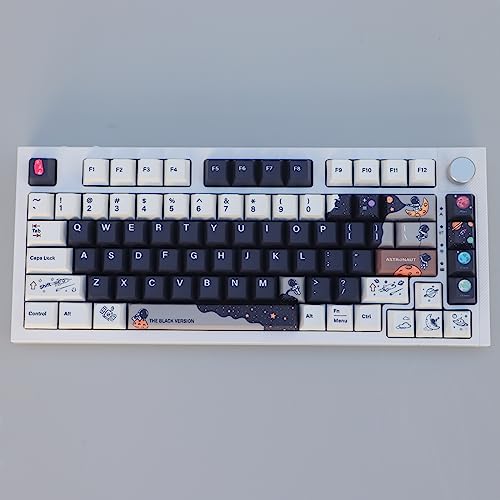 ZXMICYFA PBT Keycaps, 143 Keys Dye-Sublimation PBT Keycap Set Cherry Profile Keycap with 7U Spacebar for ASIN Layout Cherry Gateron MX Switches Mechanical Keyboard