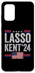 galaxy s20+ lasso kent' 24 funny usa flag sports 4th of july men women case