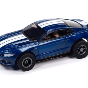 Auto World Xtraction 2018 Mustang GT (Blue) HO Scale Slot Car