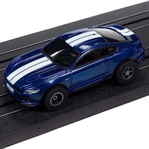 Auto World Xtraction 2018 Mustang GT (Blue) HO Scale Slot Car