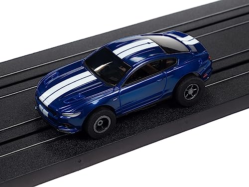 Auto World Xtraction 2018 Mustang GT (Blue) HO Scale Slot Car