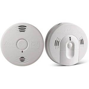 kidde smoke & carbon monoxide detector, 10-year battery, voice alerts & smoke & carbon monoxide detector with voice alerts, battery powered, combination smoke & co alarm