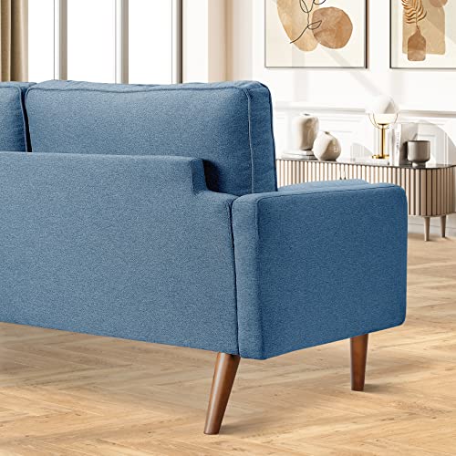 Koorlian 68inch Blue Small Couch Sofas