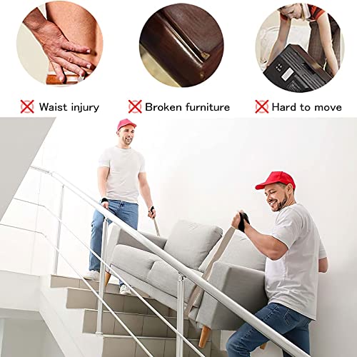 PERCEA Moving Straps, Lifting Strap for 2 Movers, Easily Move, Lift, Carry Furniture, Mattress, Appliance, Heavy Objects up to 800lbs, Without Back Pain Great Tool for Moving Bulky Items (Khaki)