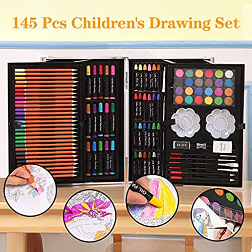 RCIDOS Crayol Art Set,Crafts Drawing Painting Art Case, Art Case Coloring Set, Oil Painting Stick Art Kit Case, Pencil Color Kit For Kids Girls Boys Teens